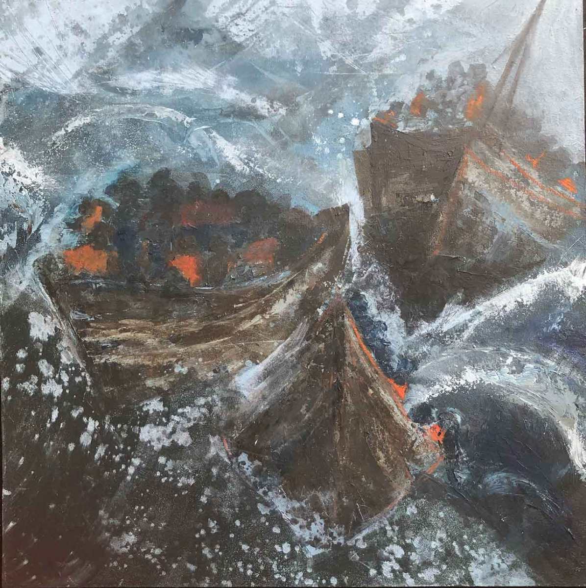 People and Boats – Angela Jean Hall